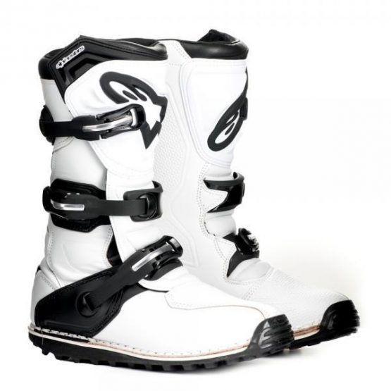 Alpinestar TECH T Trial Boots White | Trials Bike Store