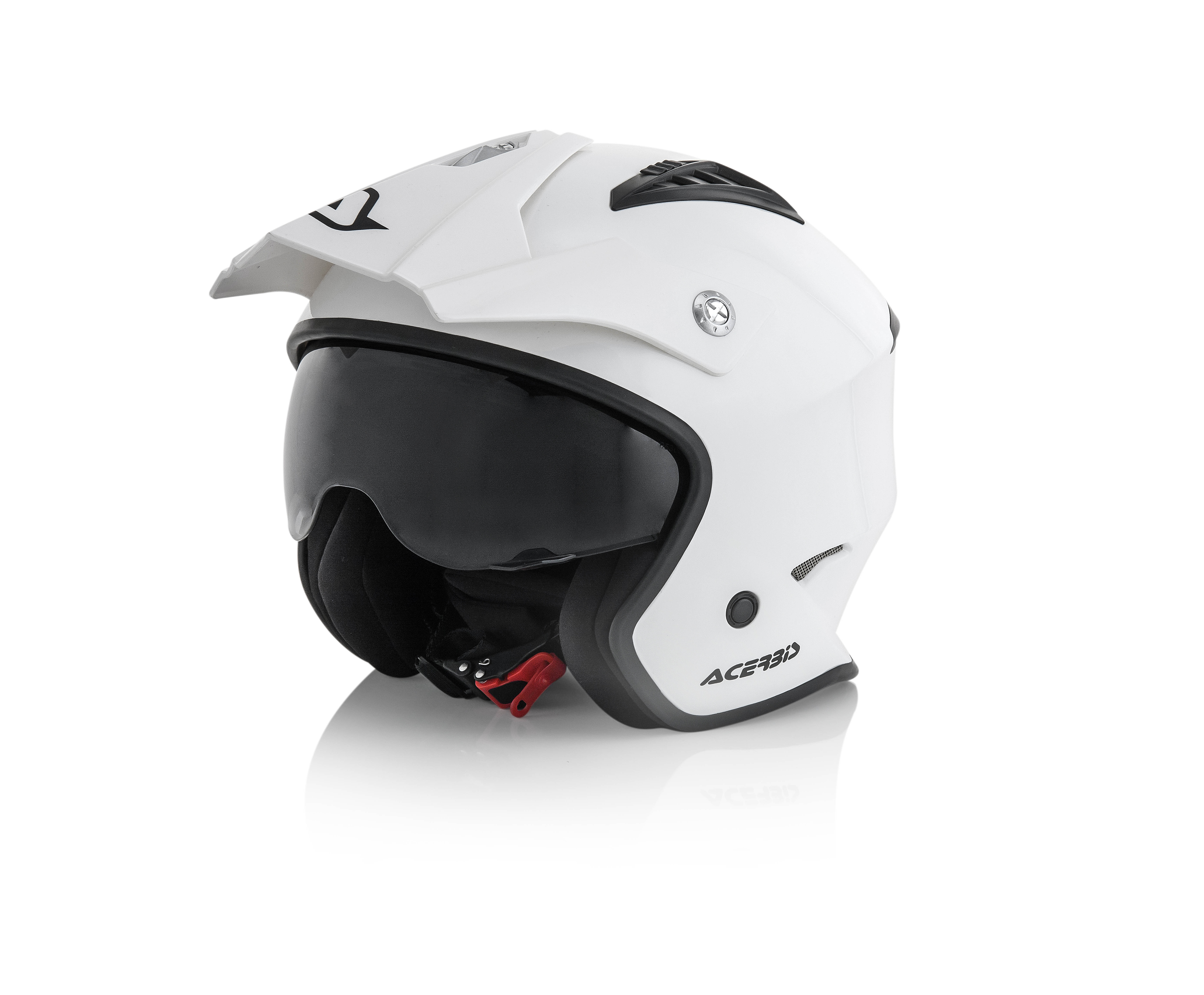 ACERBIS ARIA Helmet WHITE | Trials Bike Store